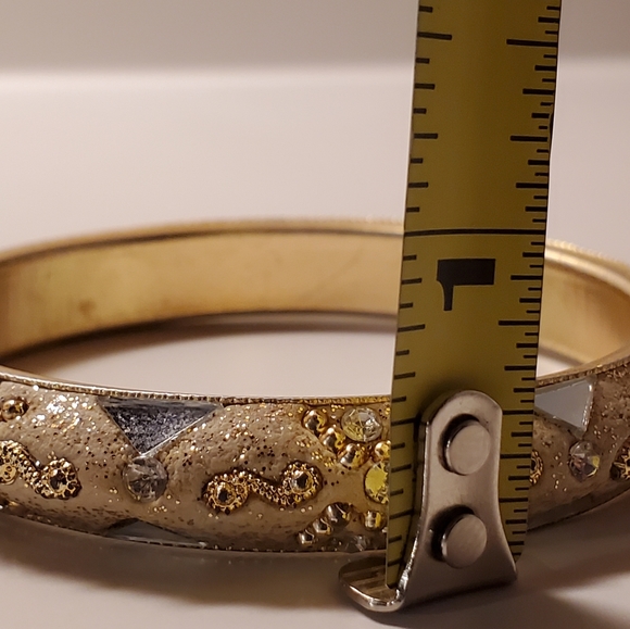 Jewelry | Large Womens Bangle Gold Bracelet | Poshmark